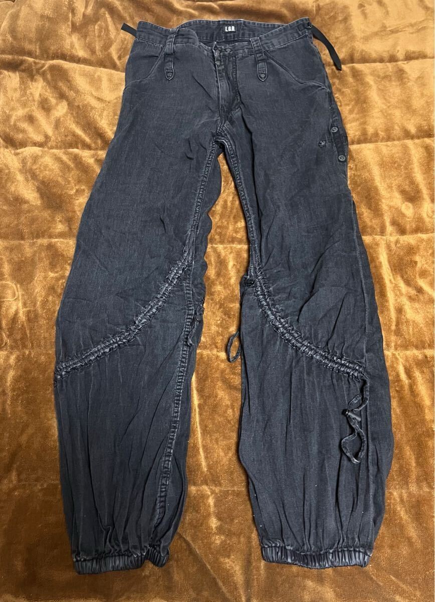 00s L.G.B. Archive SAHARA Parachute Cargo Pants ifsixwasnine rare cargos ルグランブルー アーカイブ パラシュート ...