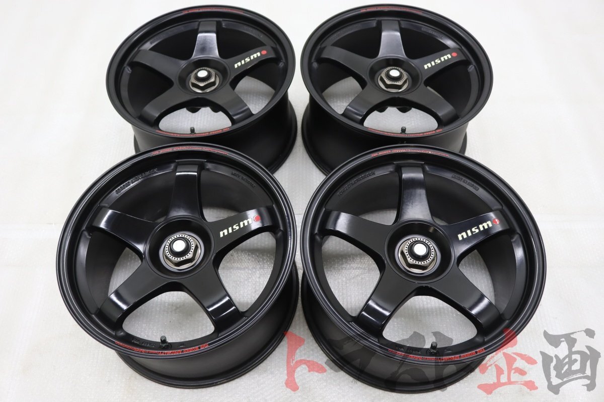 ニスモ nismo RAYS LMGT4 2002年限定 マットブラック 18x9.5 12 PCD114.3 トラスト企画 U ...