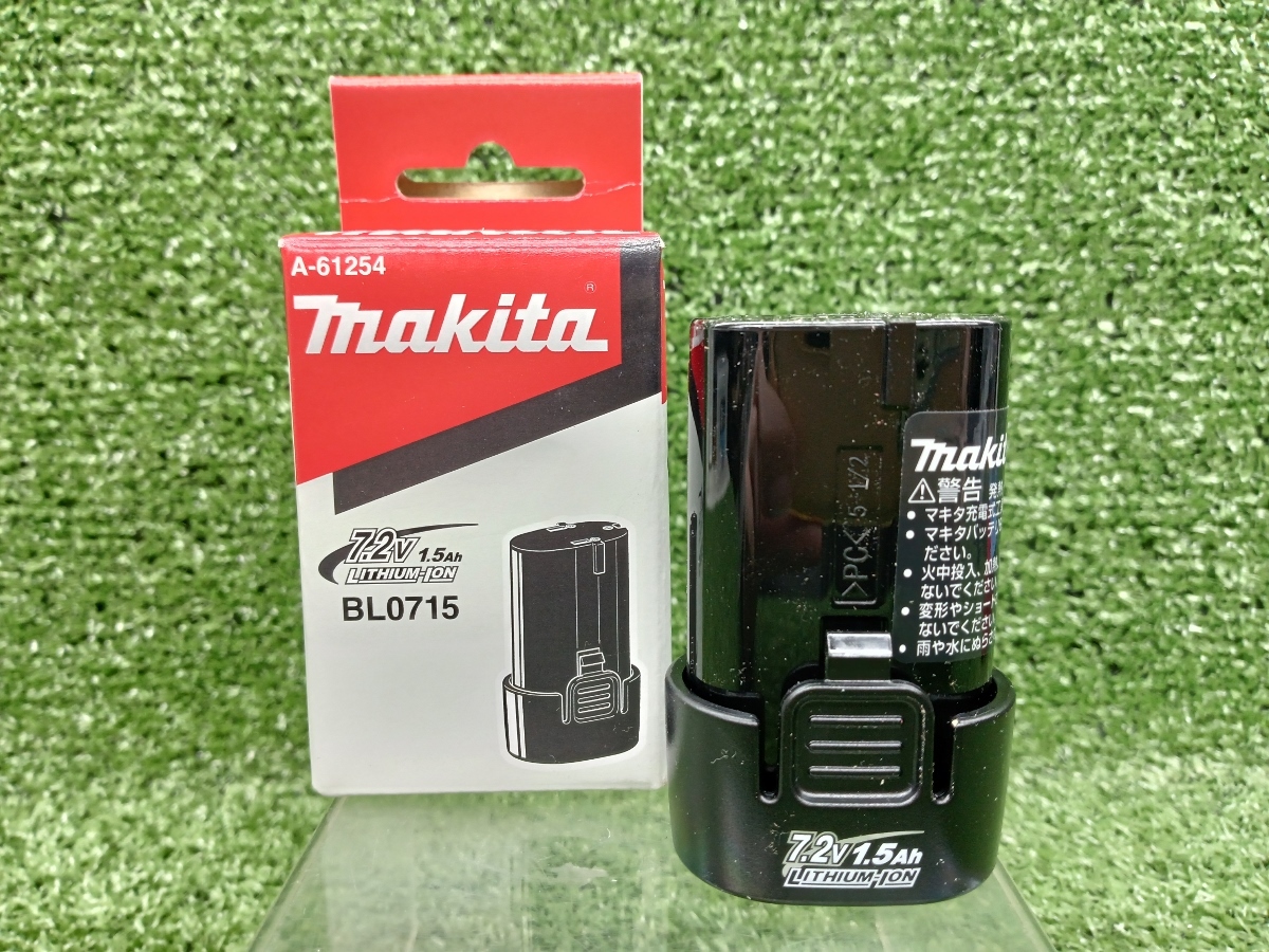 未使用 makita マキタ 7.2V 差込式 リチウムイオンバッテリ 1.5Ah BL0715 / A-61254 /【Buyee】