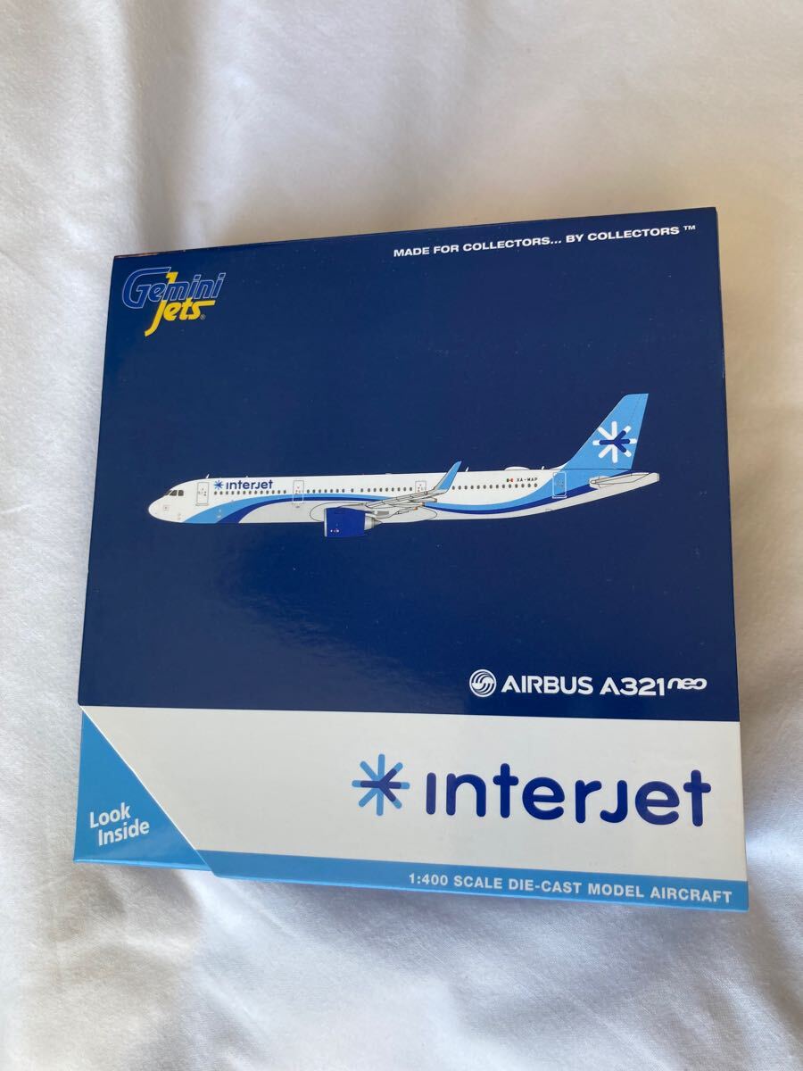 Gemini Jets 40 インテルジェット 1/400 【 interjet 】 AIRBUS A321neo XA-MAP ...
