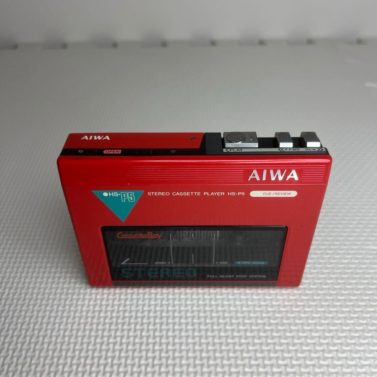 AIWA アイワ HS-P5 カセットプレーヤー STEREO CASSETTE PLAYER 通電のみ確認 動作未確認【ジャンク】 /【Buyee】 Buyee - Japanese ...