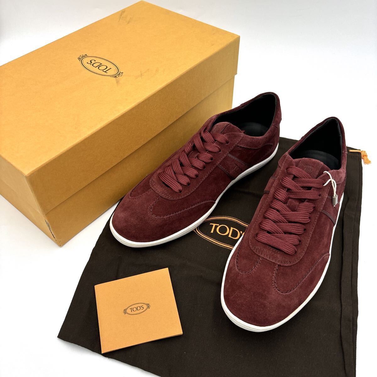 未使用 付属品完備 イタリア製 '高級感溢れる' TOD'S トッズ 本革 ローカット スニーカー UK7 25.5~26cm メンズ 紳士靴 シューズ /【Buyee】 Buyee ...