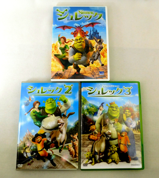 即決 DVD「シュレック SHREK」3タイトルセット /マイク・マイヤース(浜田雅功)エディ・マーフィ(山寺宏一)キャメロン・ディアス(藤原 ...