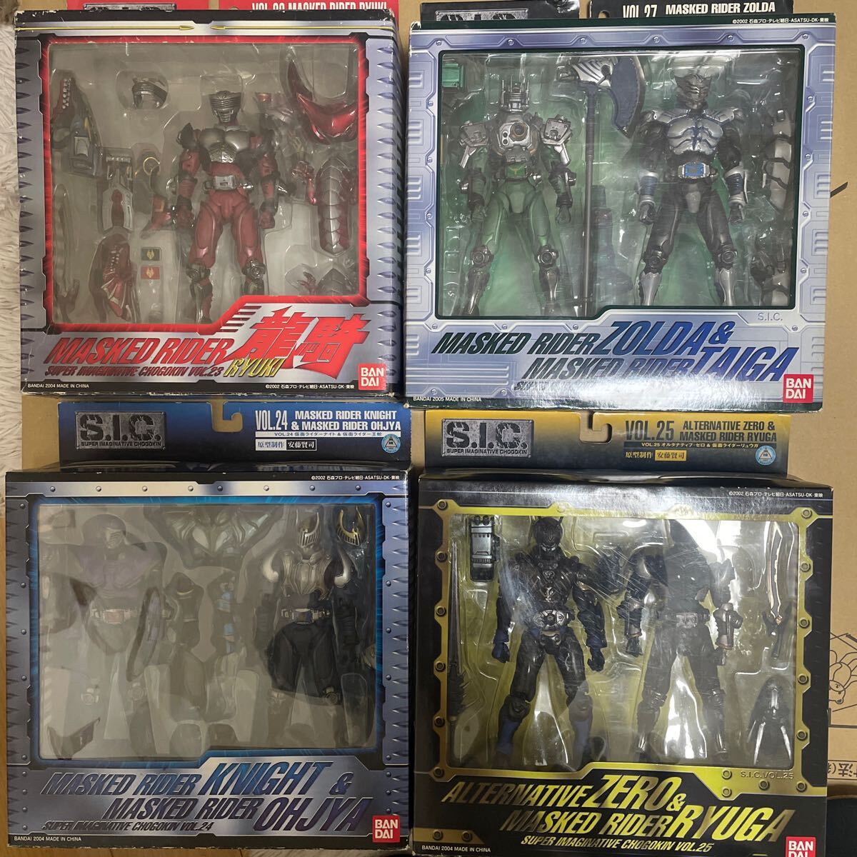 S.I.C.Vol. 23仮面ライダー龍騎 Vol.24仮面ライダーナイト&王蛇 Vol.25オルタナティブゼロ&リュウガ Vol.27仮面ライダーゾルダ&タイガ /【Buyee】 Buyee ...
