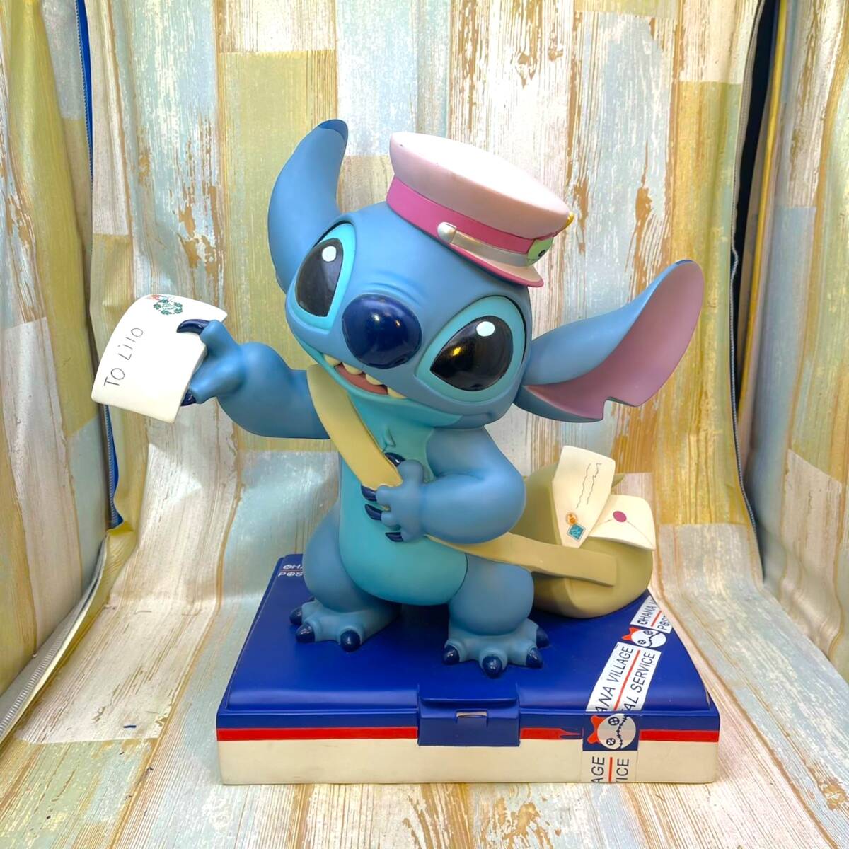 626体限定★リロ＆スティッチ Lilo & Stitch ビッグフィギュア 郵便配達 郵便屋さん スクランプ 特大 ディズニー Disney TDL /【Buyee】 Buyee ...