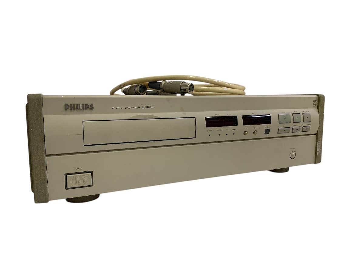 PHILIPS フィリップス LHH500 COMPACT DISC PLAYER コンパクトディスクプレーヤー アンプ オーディオ機器 通電 ...