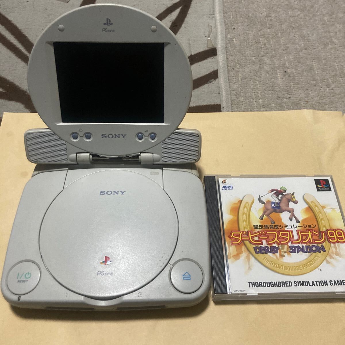 送料無料 SONY PS PlayStation SCPH-100 SCPH-130 本体 ジャンク PS one モニター LCD ...