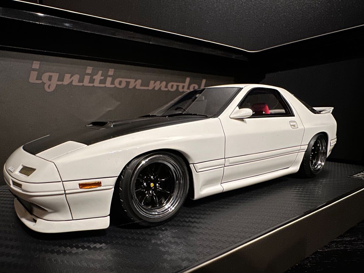 [新品] 1/18 IG0292 Mazda Savanna RX-7 FC3S White 2 イグニッションモデル ignition model マツダ サバンナ FC 頭文字D ...