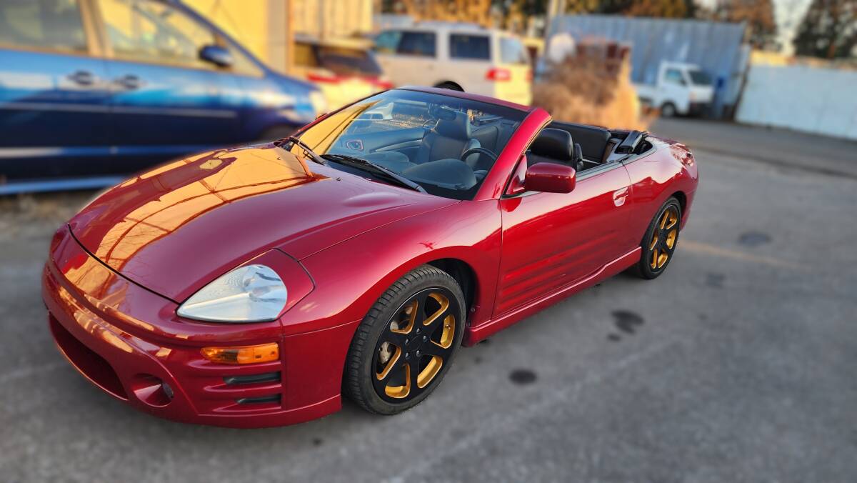 三菱 エクリプススパイダー GTS コンバーチブル 社外ホイール Bカメラ V6 3000 (USDM ワイルドスピード eclipse ...