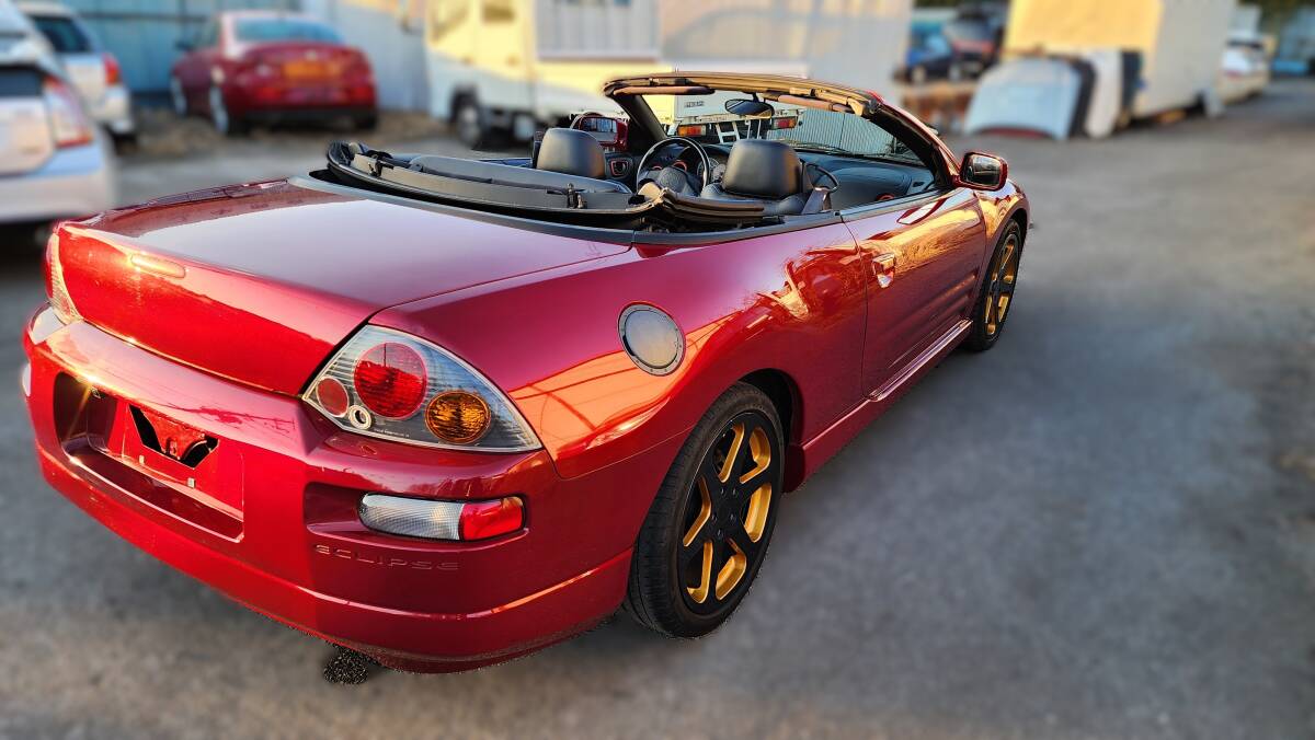 三菱 エクリプススパイダー GTS コンバーチブル 社外ホイール Bカメラ V6 3000 (USDM ワイルドスピード eclipse ...