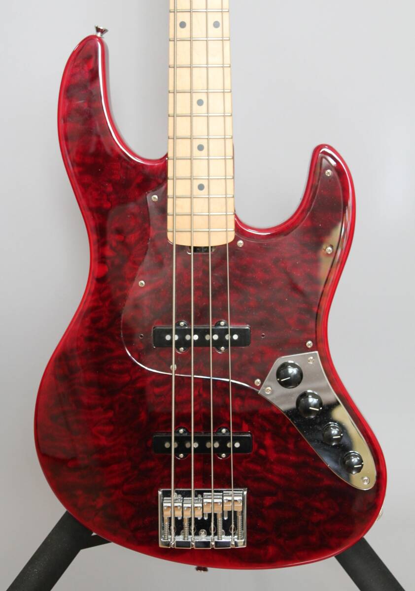 【整備・調整済】EDWARDS/エドワーズ E-AM-150QM エレキベース Black Cherry (Red) 定価165,000円 ...