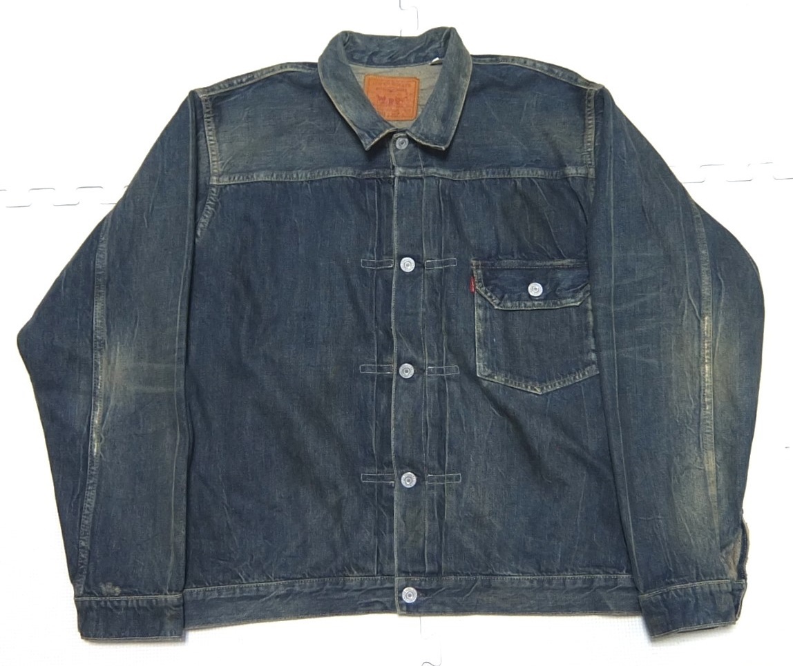 トルコ製 LEVI'S LVC 506XX ヴィンテージ加工 デニムジャケット 紺 M リーバイス ファースト 1st /【Buyee ...