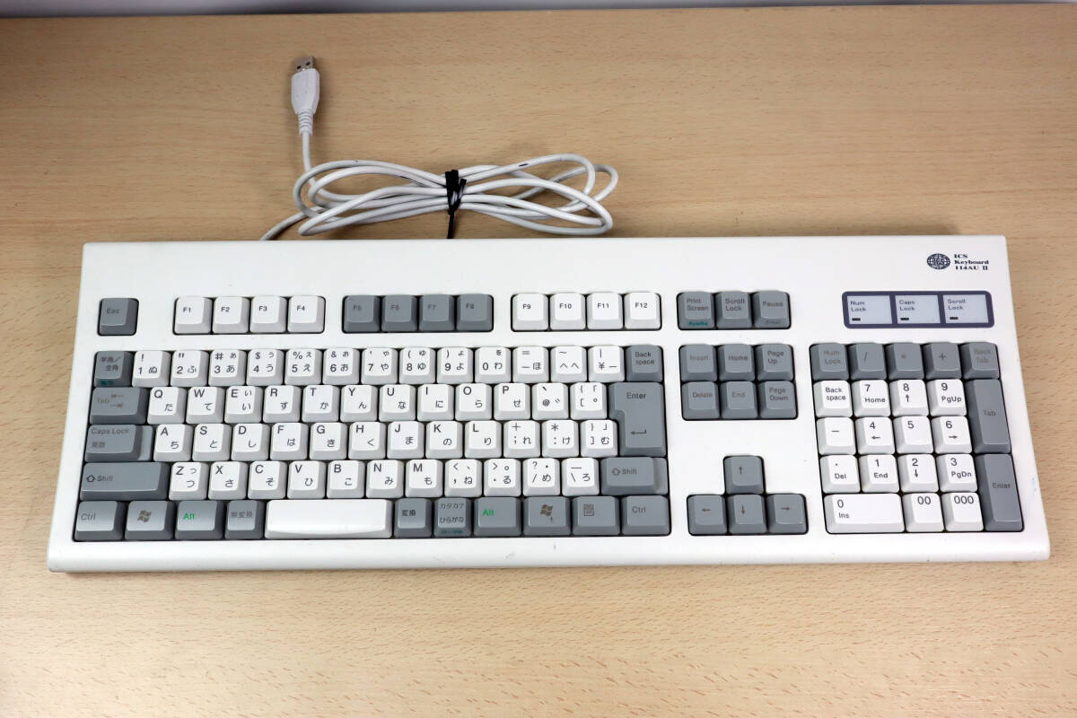 日本ICS 114AUII USBキーボード FKB-ZU114-JIS-S データ入力用 /【Buyee】