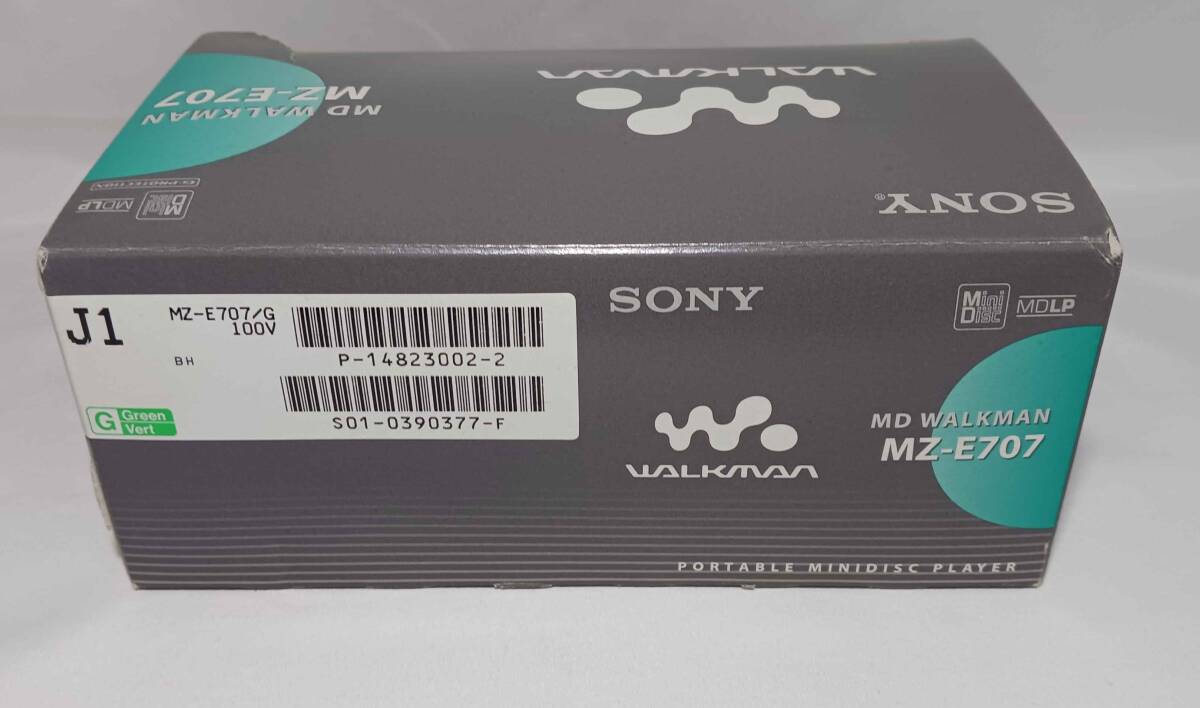未使用 SONY MDウォークマン MZ-E707 ソニー WALKMAN ポータブルMDプレーヤー /【Buyee】 Buyee ...
