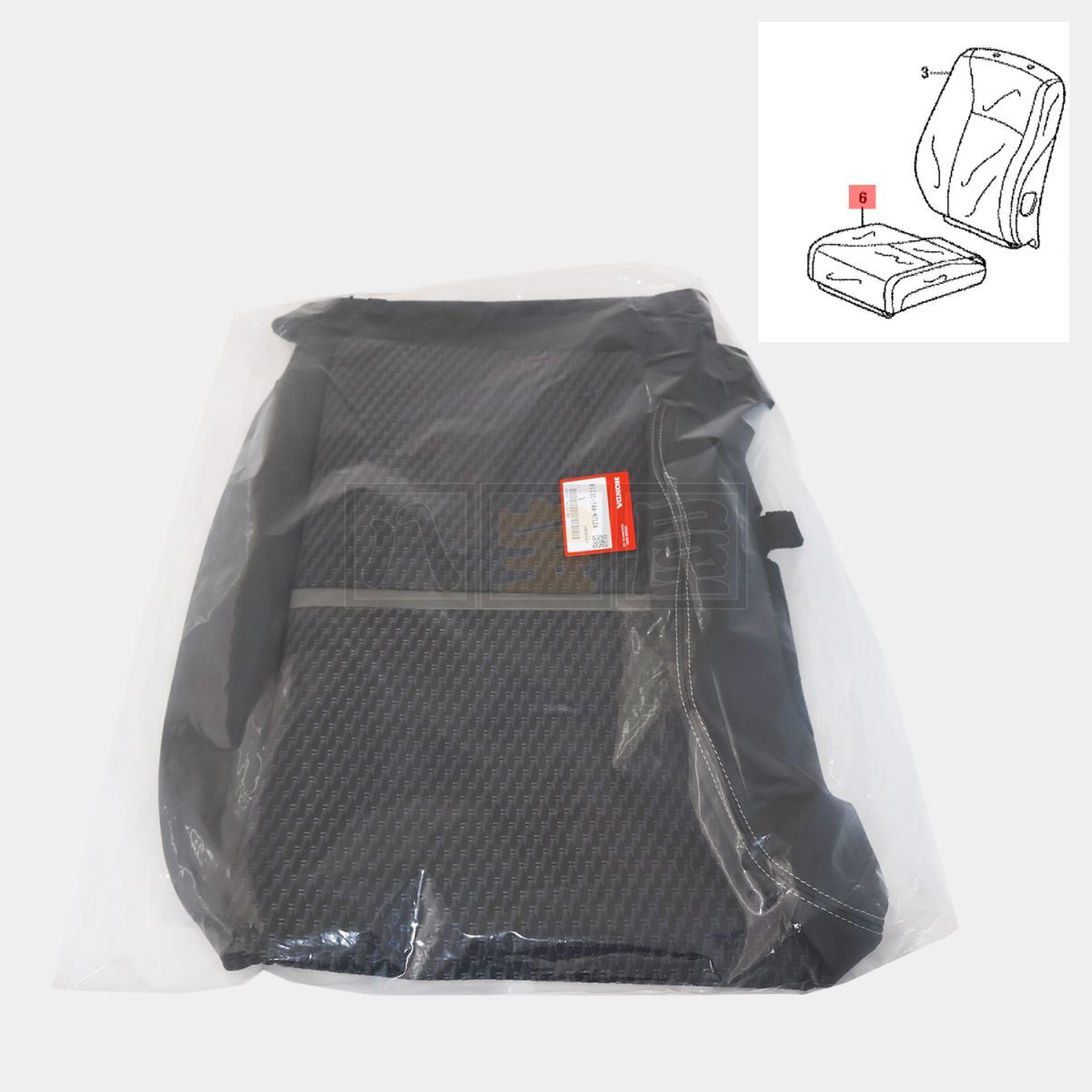 ホンダ 純正 ステップワゴン スパーダ RP シートカバー 81131-TAA-N71ZA RP3 運転席側 新品 未使用 81131 ...