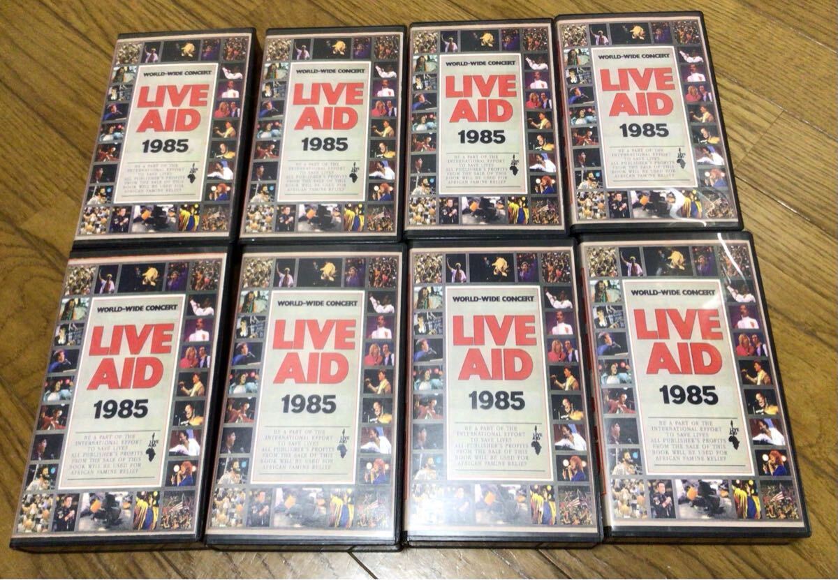 1985年 LIVE AID VHS ビデオテープ 1〜8本セット★生中継完全収録 ライブエイド /【Buyee】 Buyee ...