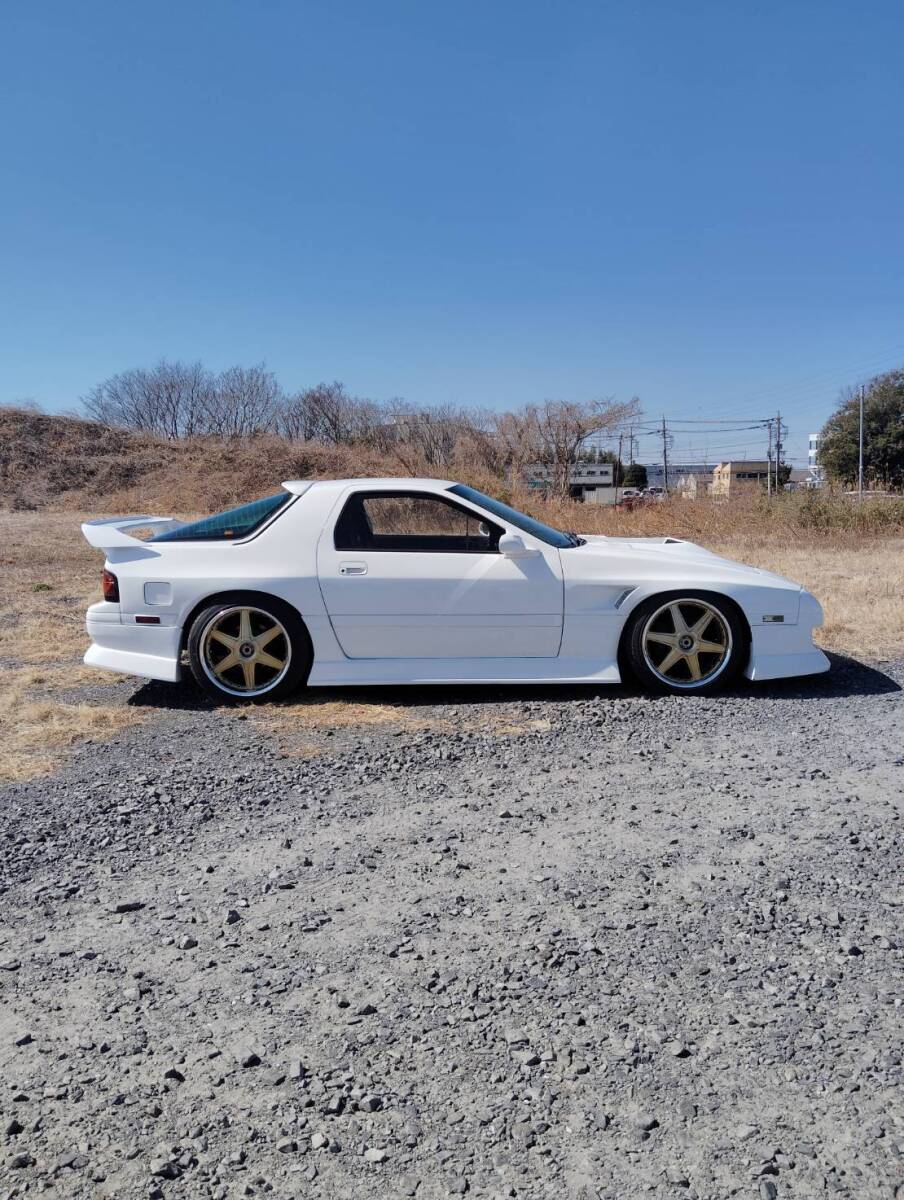 FC3S フルタービン仕様 MAZDA SAVANNA RX-7 マツダ サバンナ RX7 FC3S後期 TD06-20G Power-FC 2名乗車3ナンバー公認 ドリ車 イニD ...