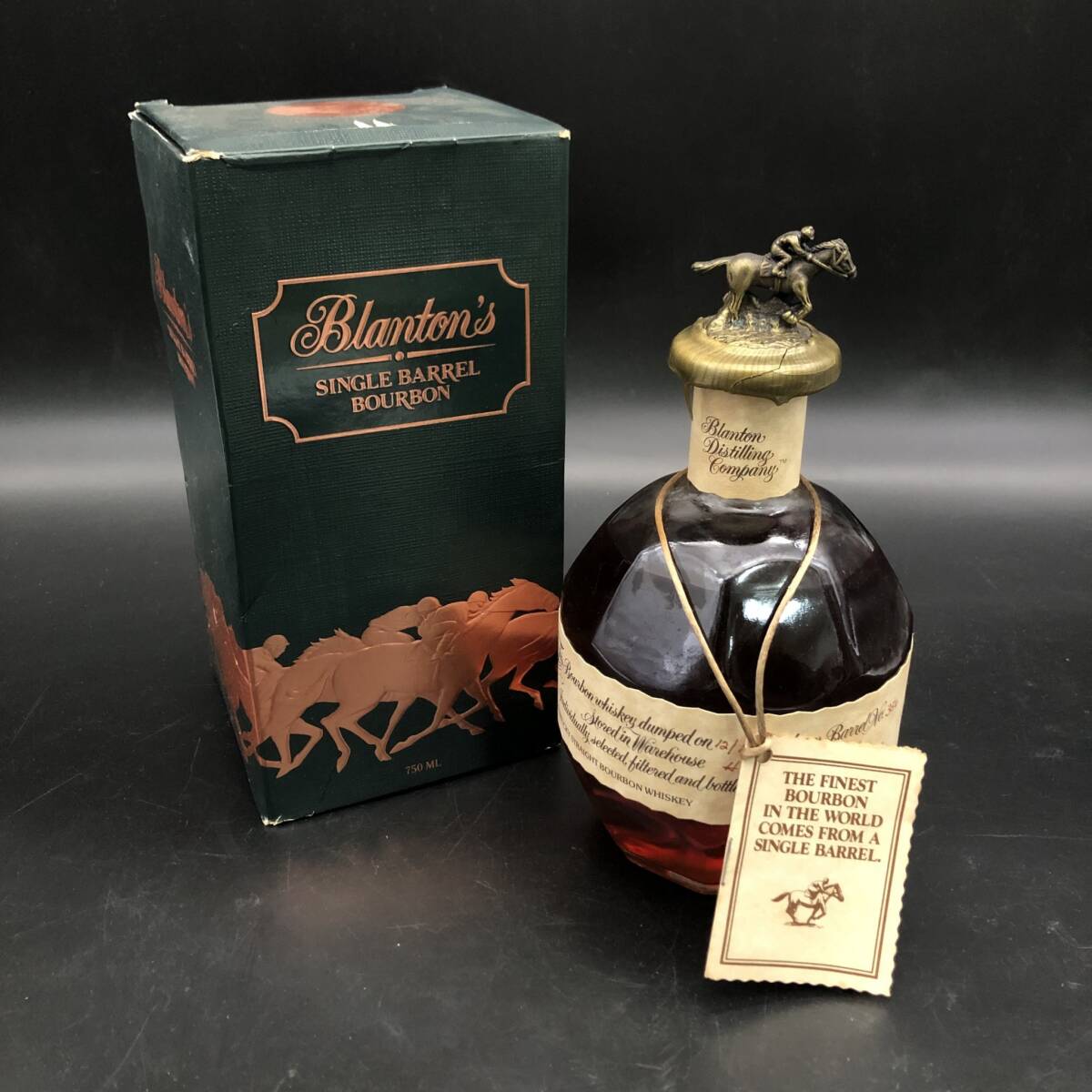 SW0127-3-3 Blanton Distilling Company ケンタッキー ストレート バーボンウイスキー 750ml 46.5 ...