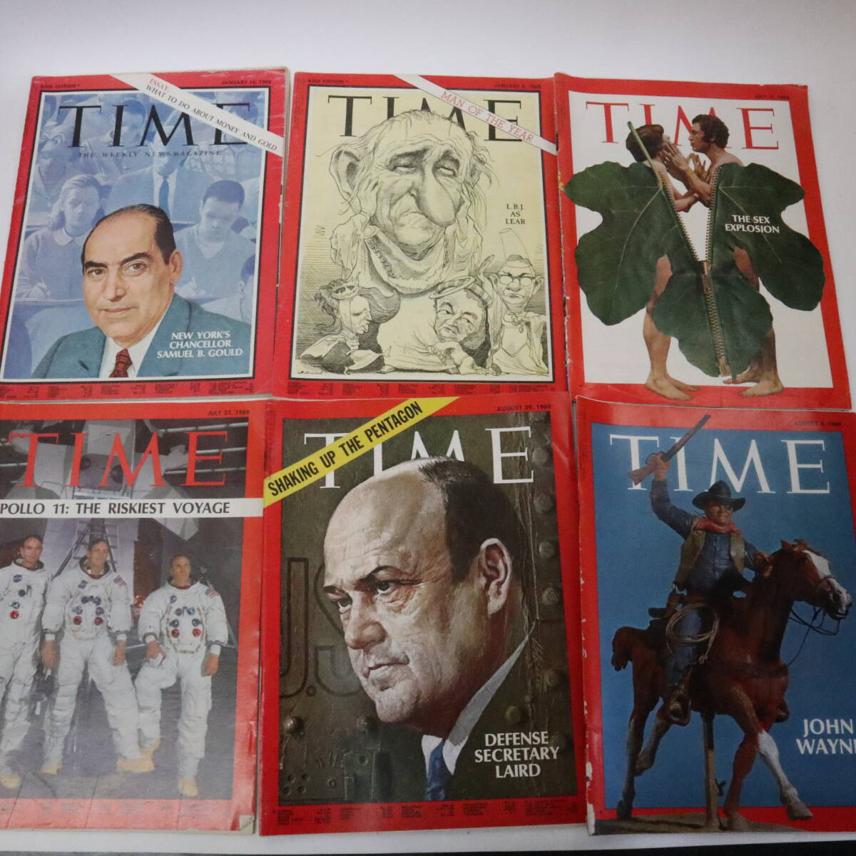 タイム誌★TIME Magazine 1968年～不揃い24冊まとめ★エドワード・ケネディ.ジョン・ウェイン.ホーチミン.ベトナム休戦.同性愛 ...