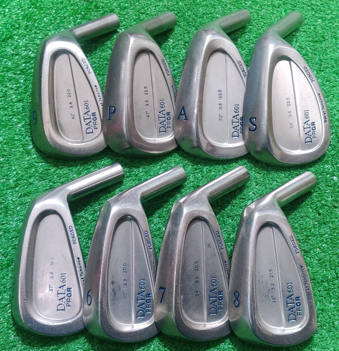 名器・三浦技研製 PRGR DATA601 #5－PW,AW,SW ヘッドのみ8個 プロギア データ FORGED フォージド 軟鉄鍛造 MIURA /【Buyee】 Buyee ...