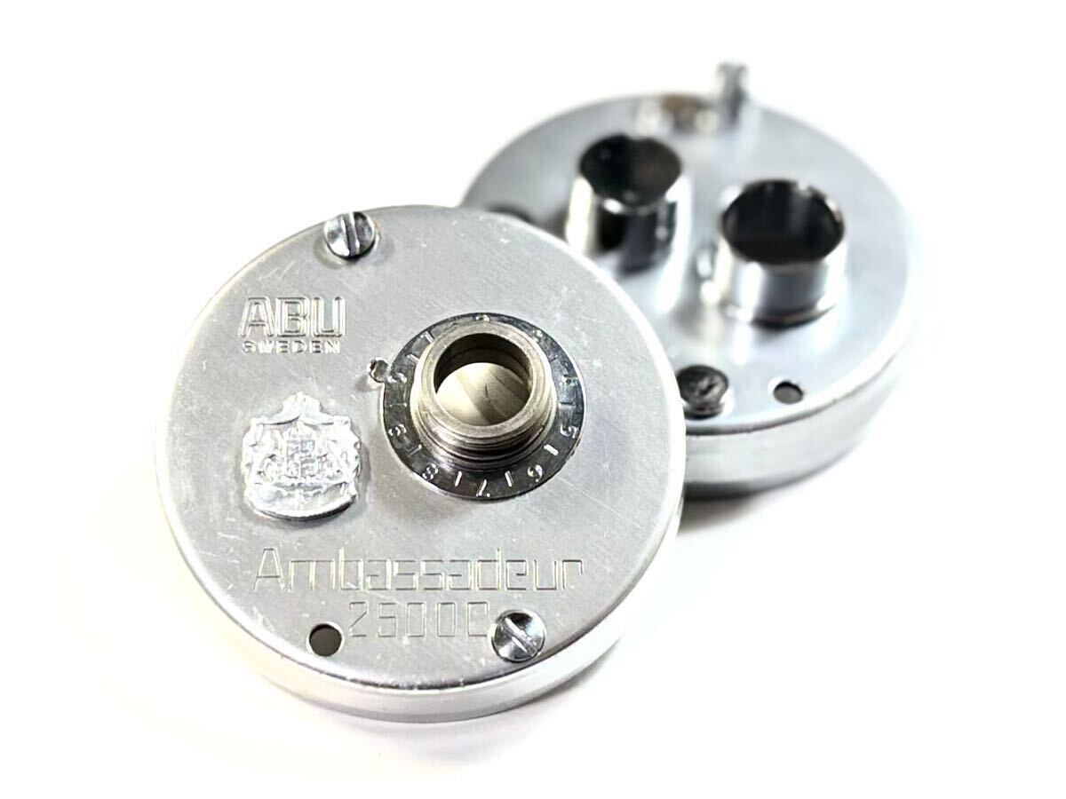 J64 ABU アブ アンバサダー 2500C(右) サイドカップ セット Silver 山型リム OLD Ambassadeur 1500C 2500C 中古品 /【Buyee】 Buyee ...