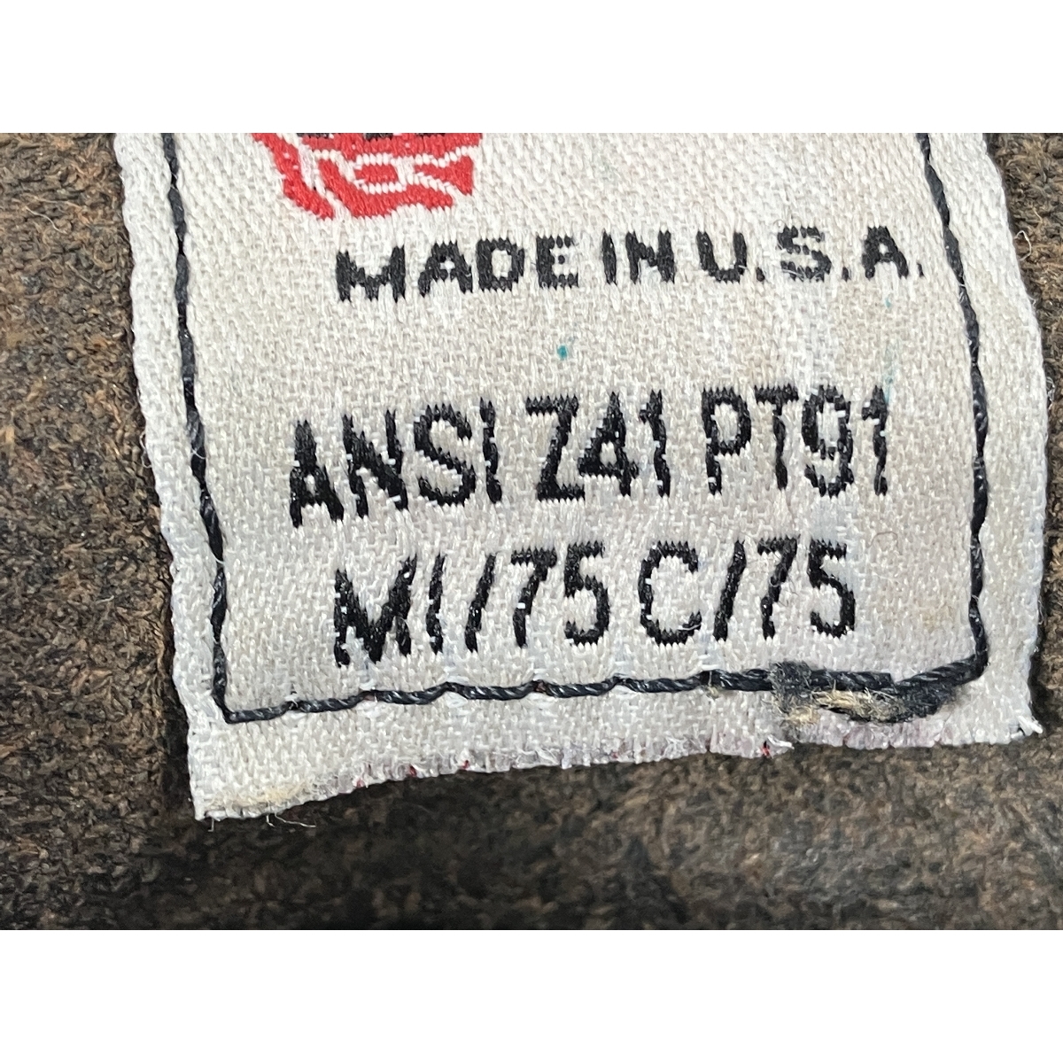 RED WING SHOES ANSI Z41 PT91 MI/75 C/75 レースアップブーツ ショート 約26-27センチ レッドウィング 靴中古W9682597 /【Buyee ...