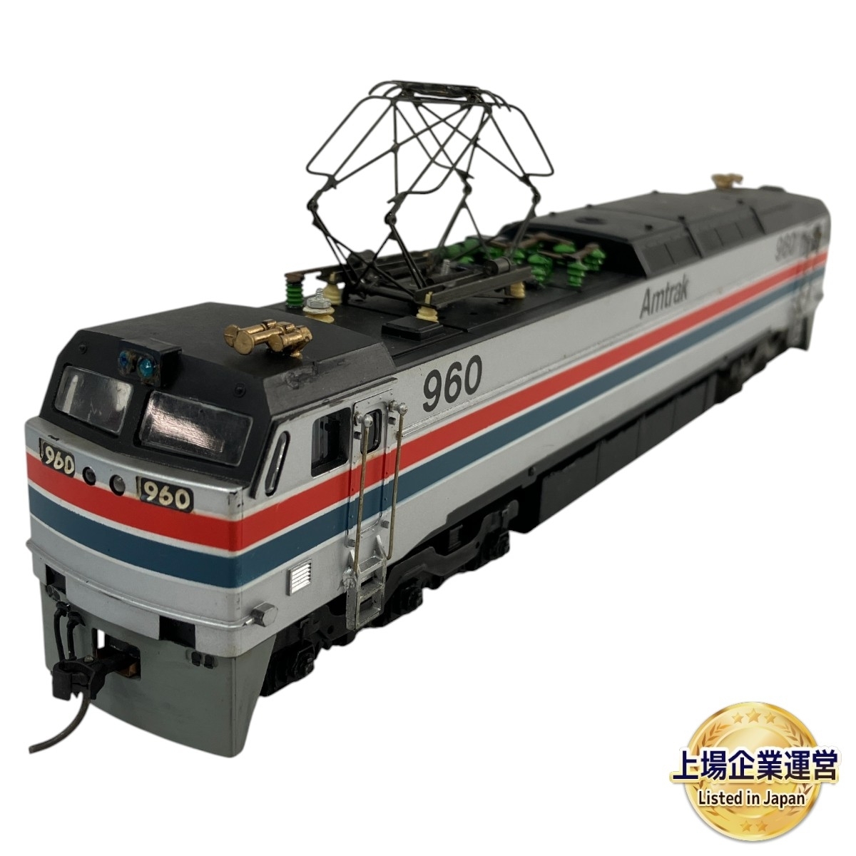 American GK GE E60形 電気機関車 Amtrak フェーズ2塗装 960号機 HOゲージ 鉄道模型 ジャンク N9724054 ...