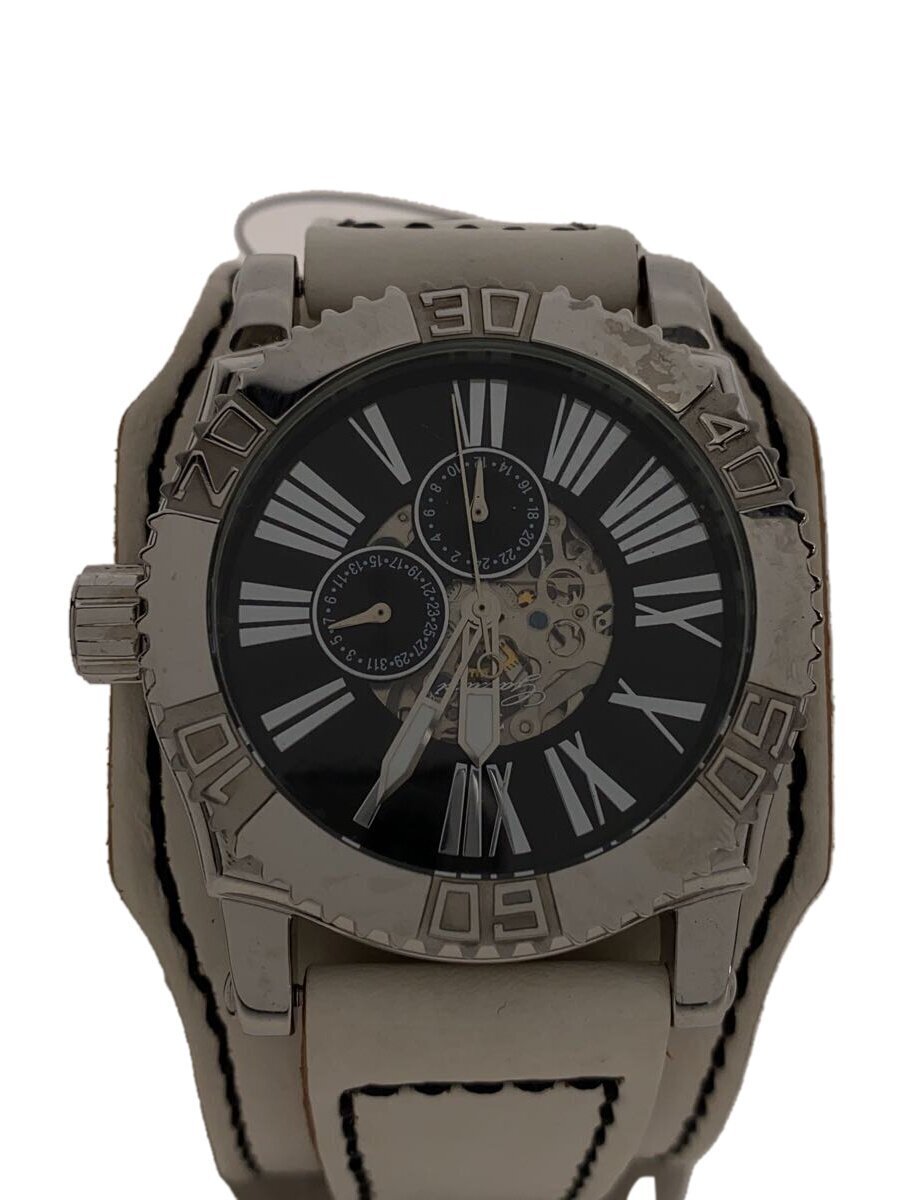 Gallucci 手巻腕時計/アナログ/レザー/ブラック/WHT/SS /【Buyee】 Buyee - Japanese Proxy Service | Buy from Japan!