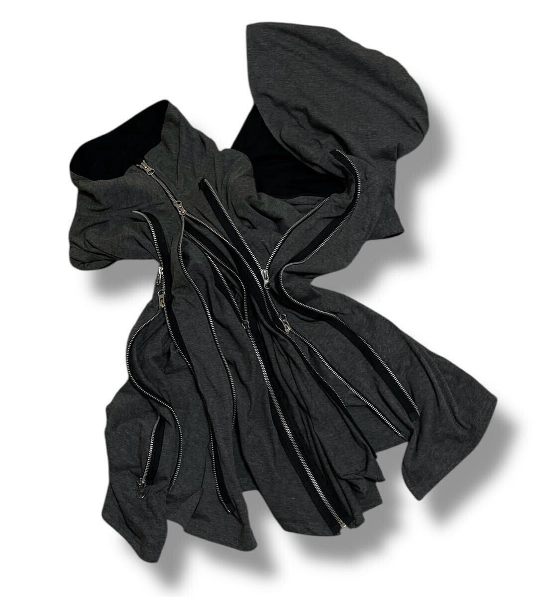 Rare 00s Archive PPFM Layered multi zip hoodie ifsixwasnine LGB L.G.B. kmrii yasuyuki ishii 14th ...