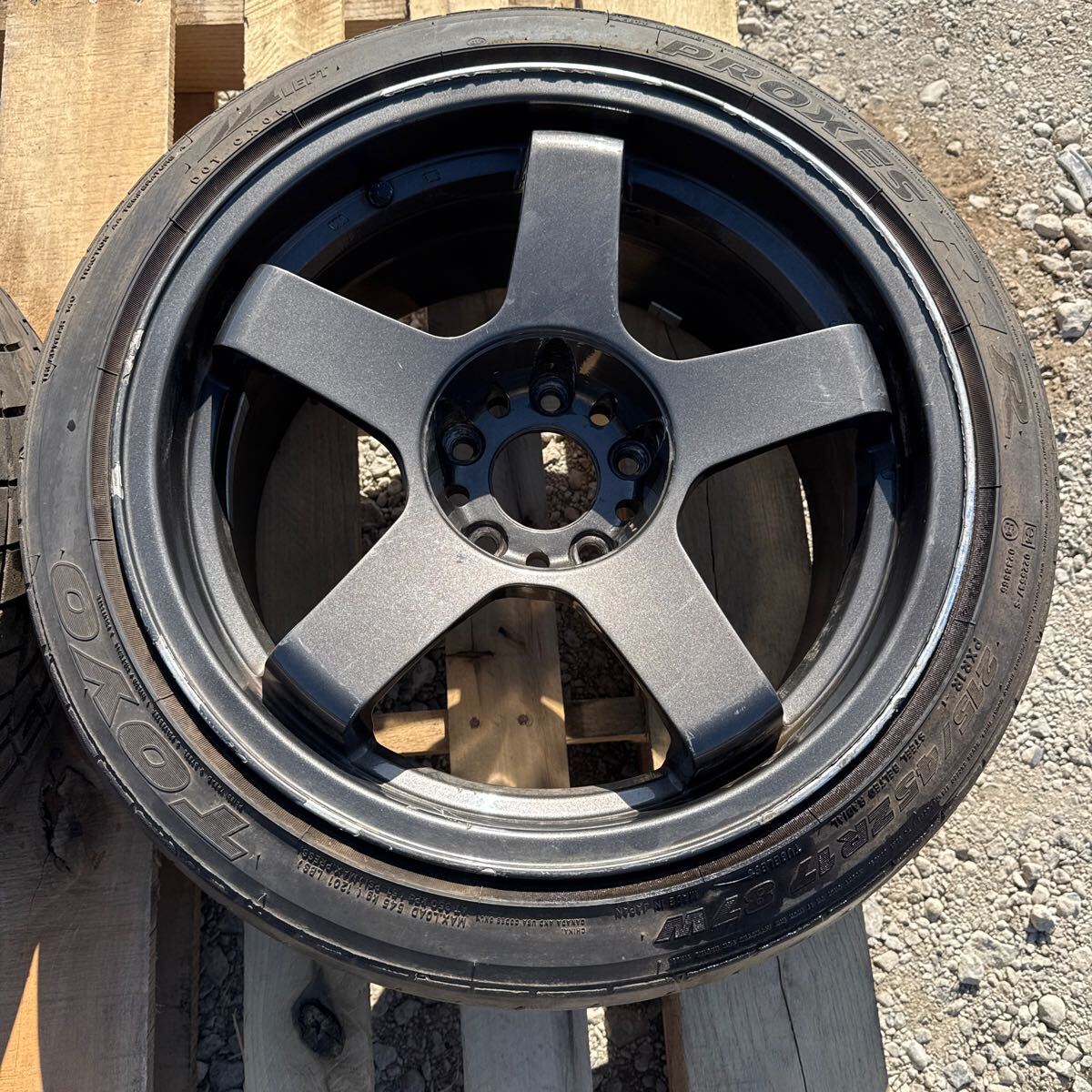 希少!! M2販売 DT-05R 17 ×8.5JJ +15 114.3 ホイール ドリケツイール ユーラス ns01 URAS JZX100 ...