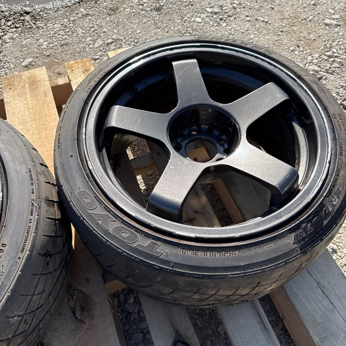 希少!! M2販売 DT-05R 17 ×8.5JJ +15 114.3 ホイール ドリケツイール ユーラス ns01 URAS JZX100 ...