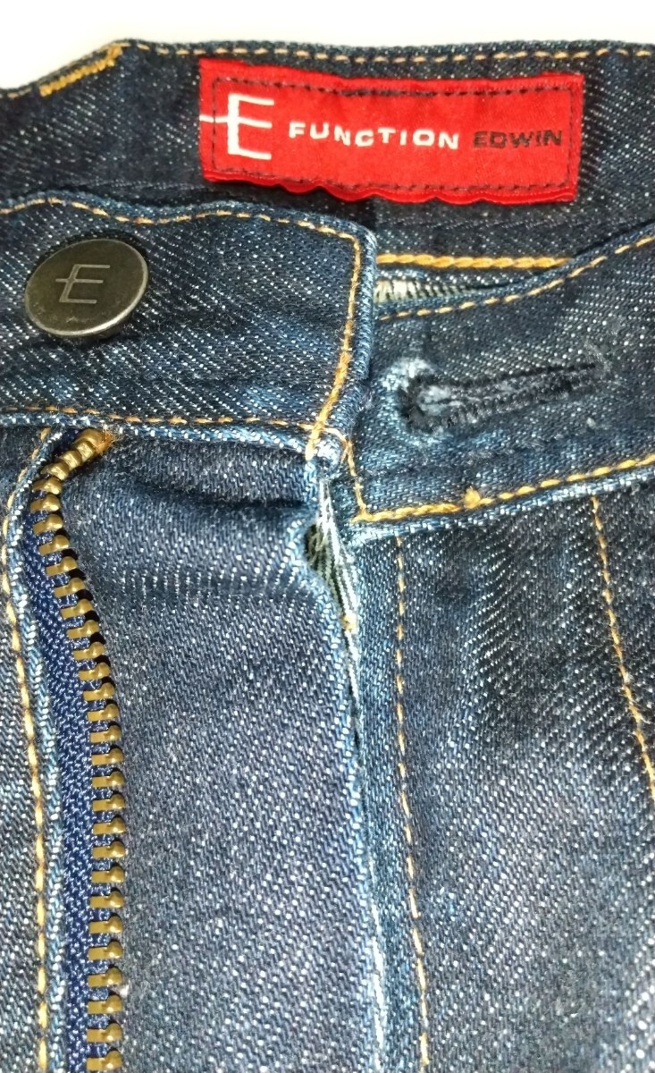 ☆EDWIN E FUNCTION立体切断シリーズ日本製サイズ28×33デニムCOTTONロング紺色パンツ長ズボン ボトムス ジーパン エドウィンJEANSジーンズ /【Buyee ...