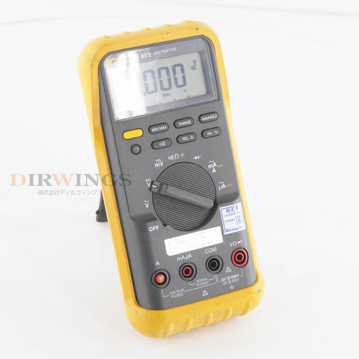 [DW] 8日保証 校正2024年6月期限 83V 83 V FLUKE DIGITAL MULTIMETER フルーク デジタルマルチ ...