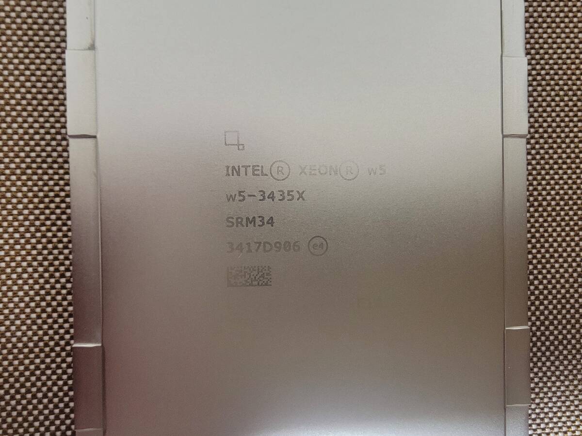 Intel Xeon w5-3435X プロセッサ 16コア32スレッド LGA4677 3.1GHz 動作OK /【Buyee】