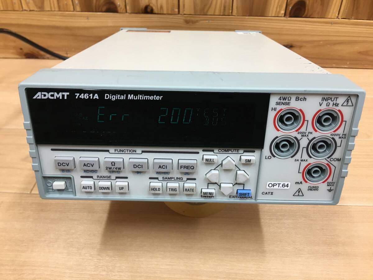 A22102)ADCMT 7461A Digital Multimeter デジタルマルチメーター 訳あり /【Buyee】 Buyee ...