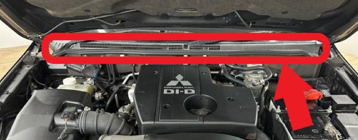 新品 純正 三菱 パジェロ V98 VR-2 ターボ スーパーエクシード フロント ガーニッシュ カウルトップ ルーバー パネル カバー 01080-1 /【Buyee】 Buyee ...