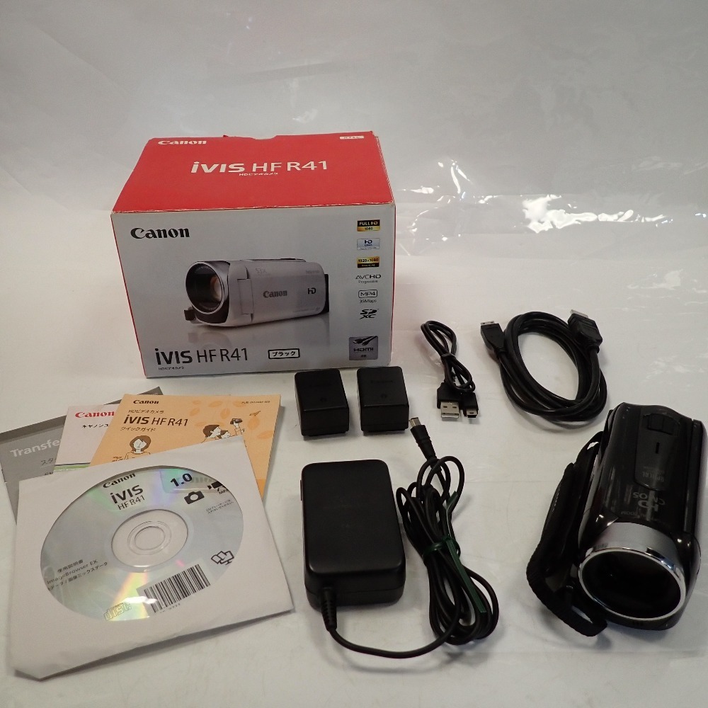 Th982642 キャノン ビデオカメラ iVIS HF R41 ブラック canon 中古 /【Buyee】