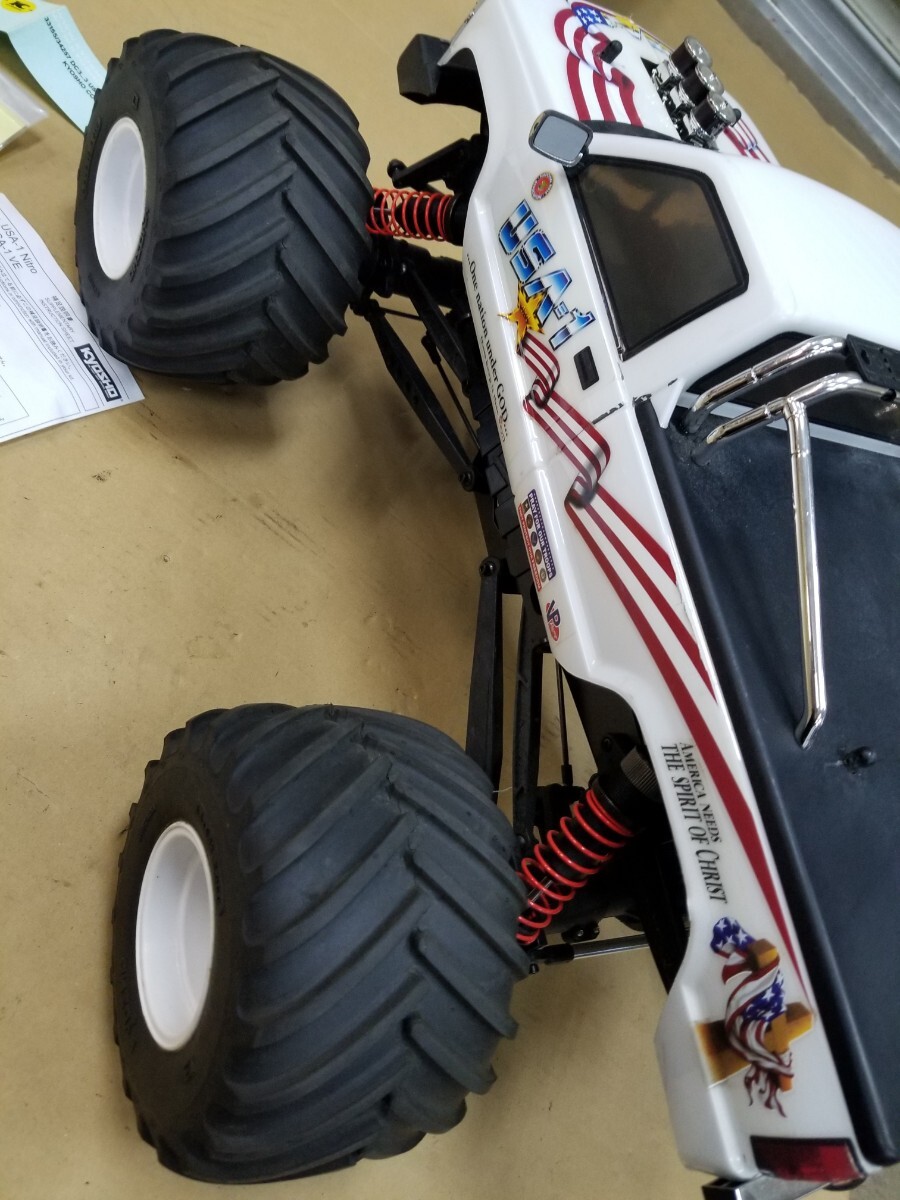 京商 1/8 USA-1 VE 4WSコンバージョン入れてます。 kyosho 4WD モンスタートラック レディセット KT-231P＋付 34257 /【Buyee】 Buyee ...