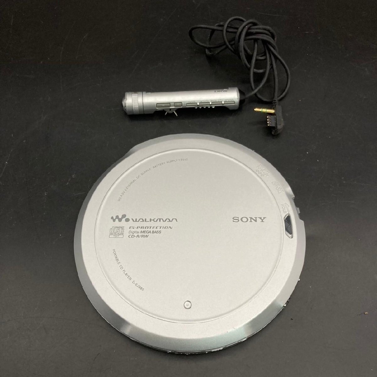 SW0130-70-4 SONY CD ウォークマン D-EJ985 WALKMAN ソニー オーディオ機器 レトロ シルバー キズ有 60サイズ /【Buyee】 Buyee ...