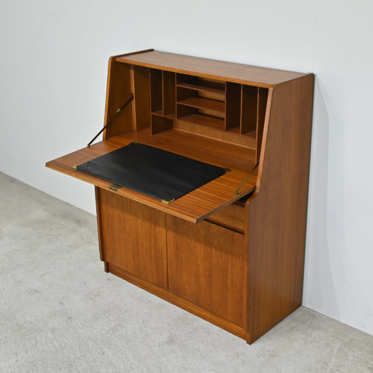 イギリス Remploy チーク材 ライティングビューロー 60年代ヴィンテージ/英国 G-PLAN アーコール 北欧モダン ウェグナー デンマーク Idee /【Buyee】