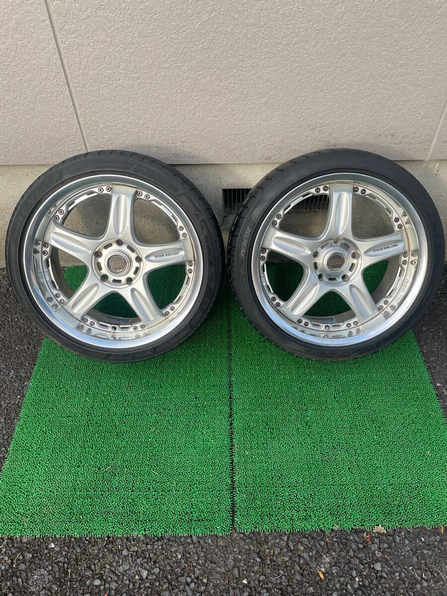 超希少 VOLK RACING GT-C Rays 17インチ 8J＋37 PCD114.3 5穴 5H 2本 ドリケツ TE37 深リム 絶版 当時物 シルビア スカイライン FD3S ...