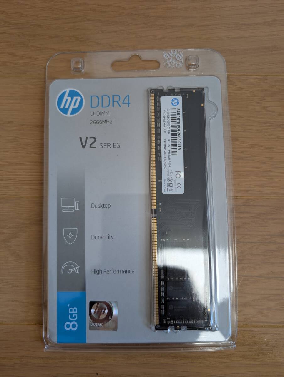 HP V2 U-DIMM DRAM DDR4 2666MHz 8GB CL19 メモリ /【Buyee】