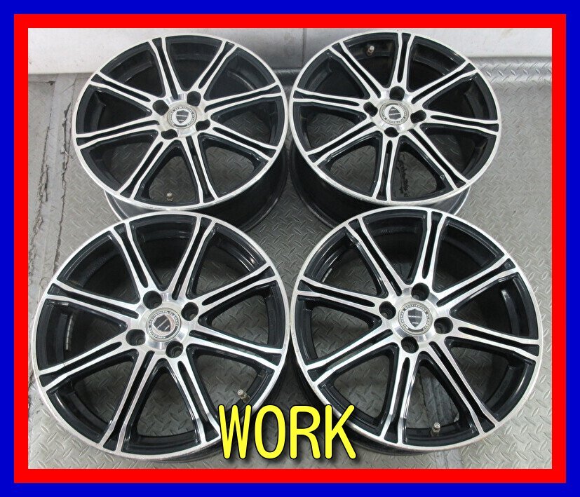 中古ホイール WORK SCHWERT アルミホイール 16インチ 6.5J +50 4H 100 ヴィッツ GE GP GK GR フィット ...