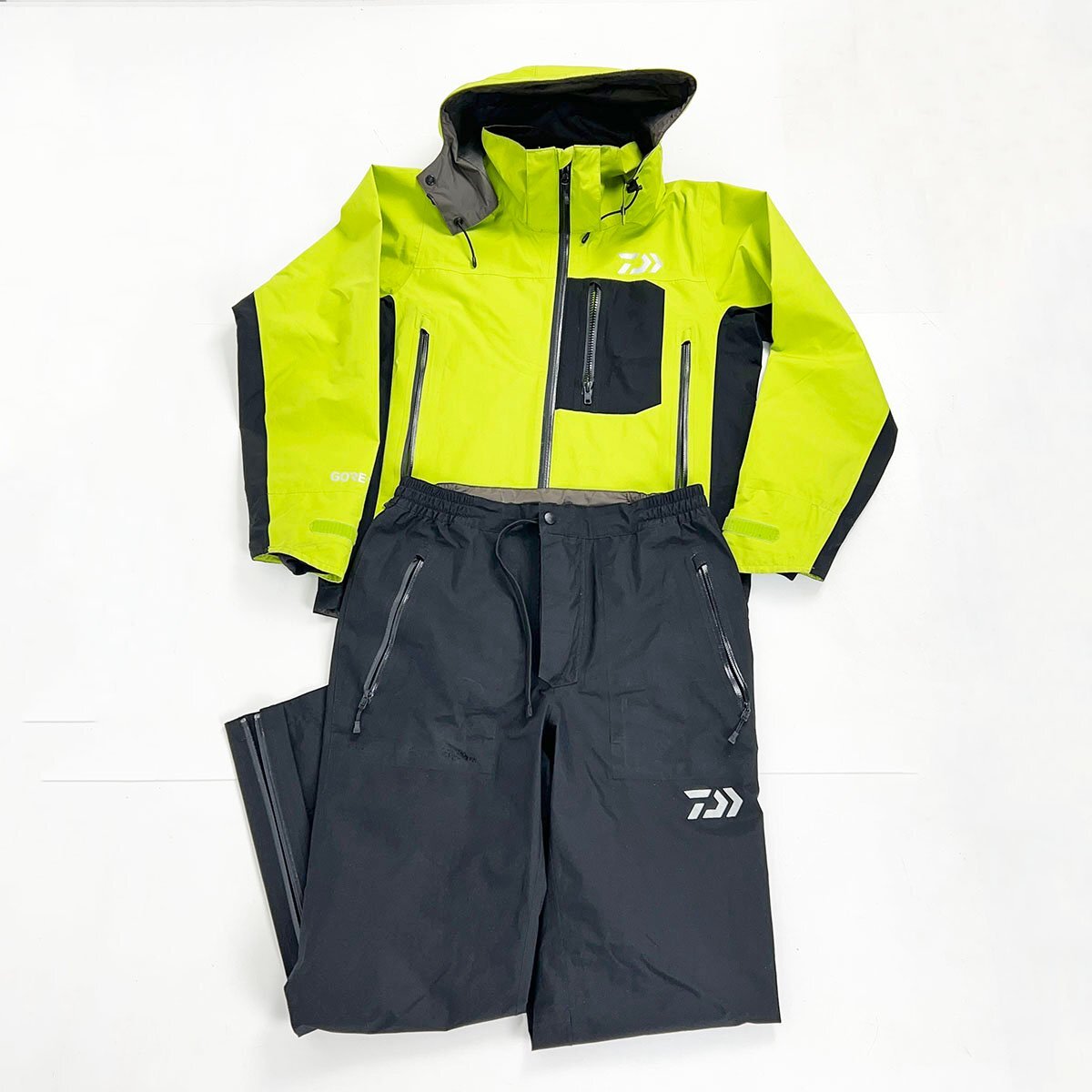ダイワ DR-1908 WL ゴアテックス プロダクト パックライト レインスーツ ワカバ [Z2060] /【Buyee】