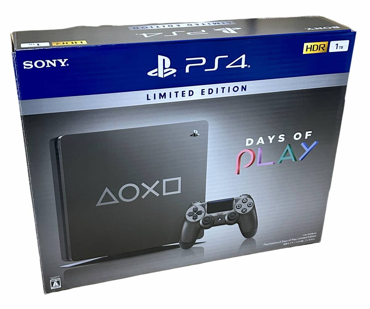 SONY プレイステーション4 PlayStation 4 Days of Play Limited Edition 1TB (CUH-2200BBZR) 箱説有り /【Buyee ...