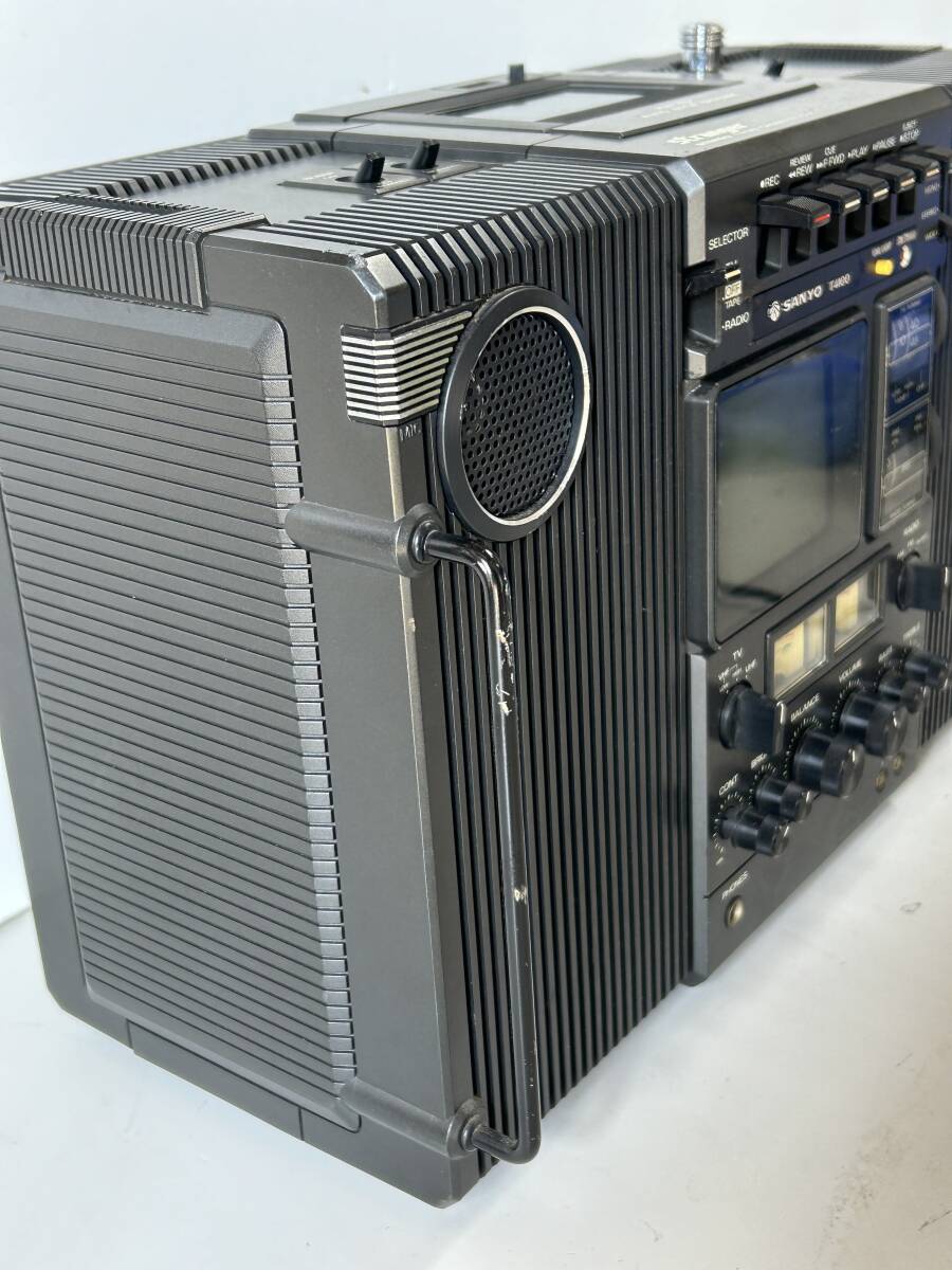 ⑪846 SANYO サンヨー ラジカセ Stranger T4100 ステレオ ラジオ カセット テレビ TV付 三洋 レトロ アンティーク 当時物 /【Buyee】 Buyee ...