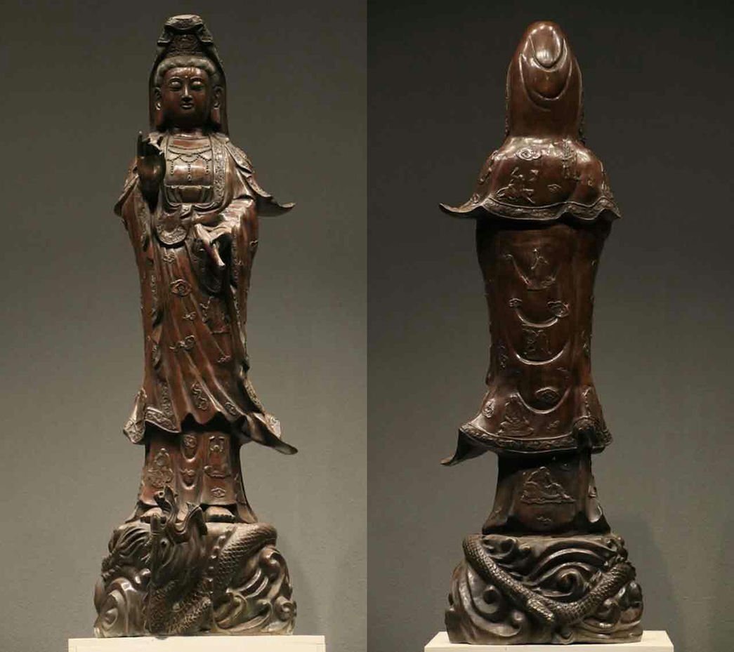 観心・時代旧蔵 K919清時代 紫銅立龍観音 細工彫刻★仏教古美術★仏像★細密細工★廃寺旧蔵★廃寺買出品 /【Buyee】 Buyee ...