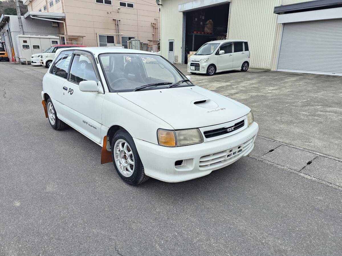 平成5年 トヨタ スターレット EP82 GT TURBO 5速 マニュアル 実働 タイミングベルト交換済み 書類付き /【Buyee ...