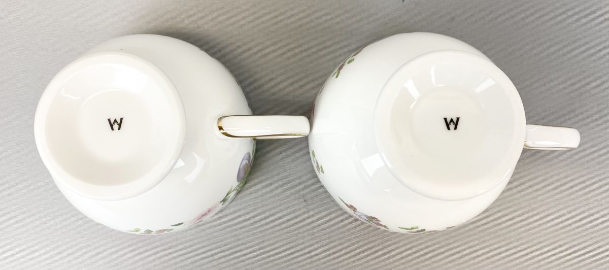 B1OC8 未使用 WEDGWOOD ウェッジウッド SWEET PLUM スウィートプラム カップ＆ソーサー 2客 セット /【Buyee】 Buyee - Japanese Proxy ...