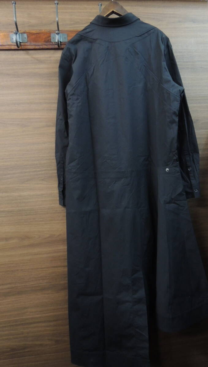 Sサイズ Y-3 ADIDAS YOHJI YAMAMOTO SHIRT DRESS ストレッチ コットン混 シャツ ドレス 変形 デザイン ...